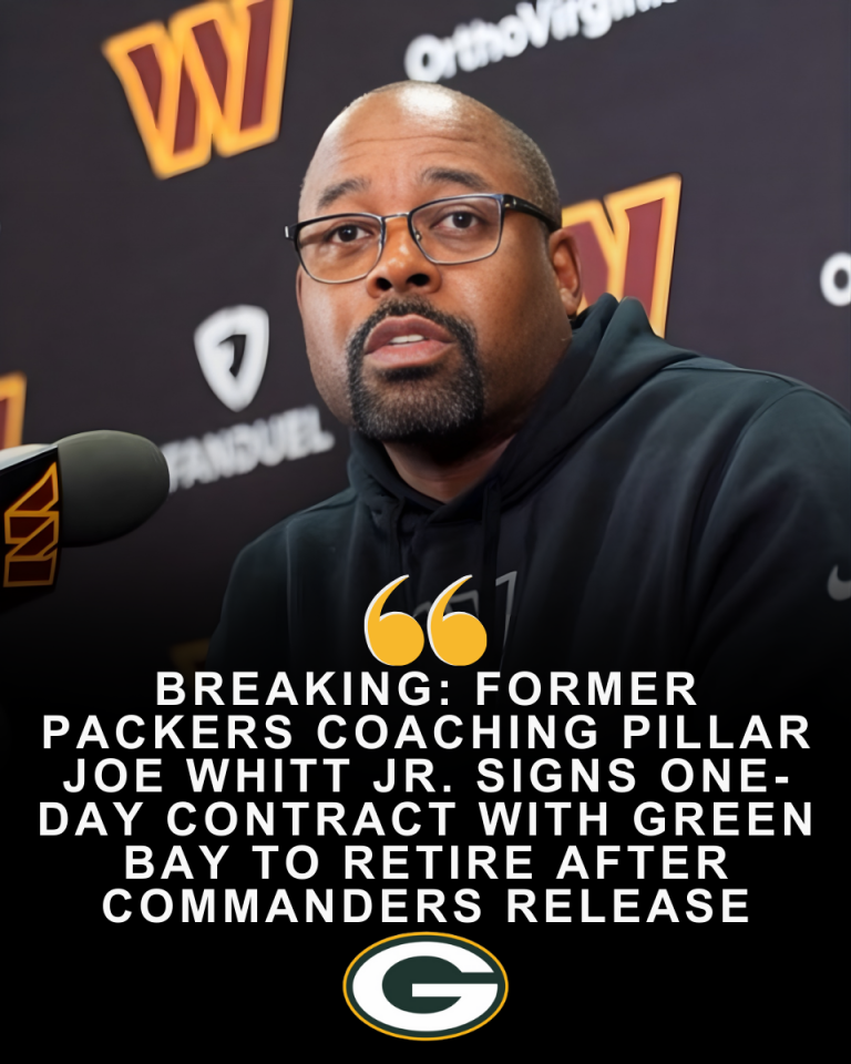 Former Packers Coaching Pillar Joe Whitt Jr. Signs One-Day Contract ...