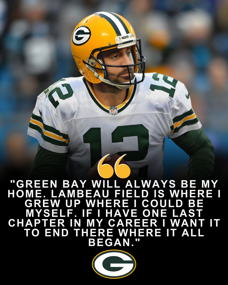 Packers Legend Aaron Rodgers Wants One Last Ride in Green Bay, Sends Heartfelt Message to ...