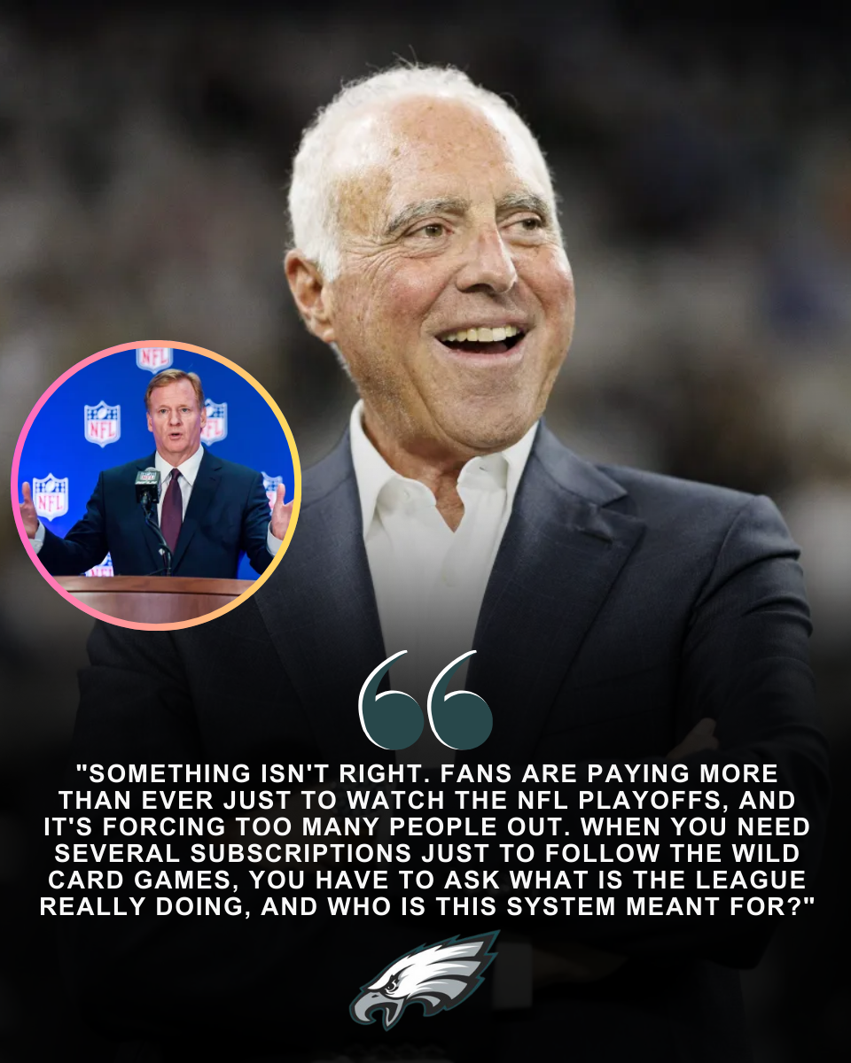 Eagles owner Jeffrey Lurie has sent shockwaves across America by ...