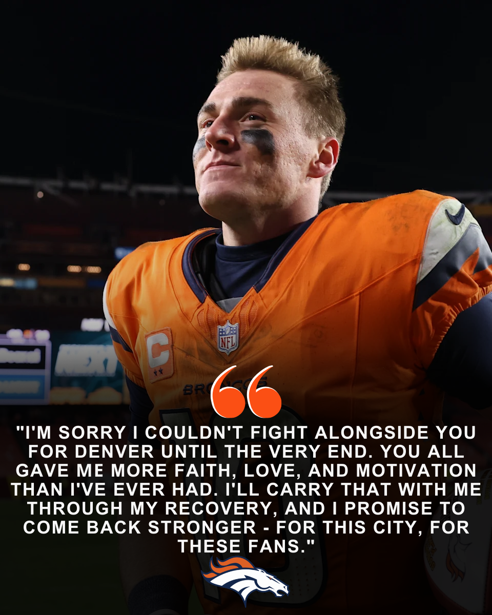 EMOTIONAL UPDATE: Bo Nix Breaks Down in Message to Broncos Country ...
