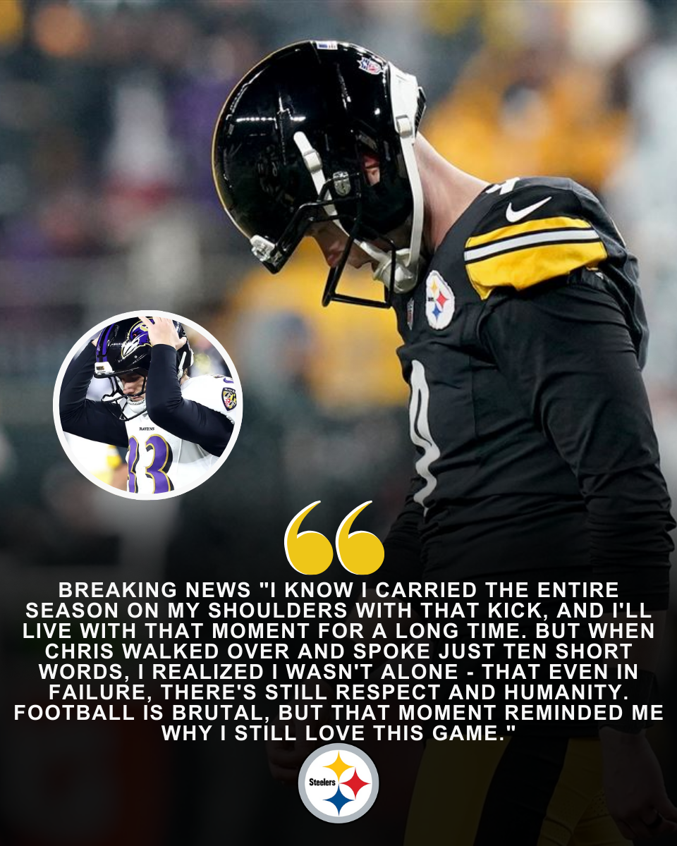 HEARTWARMING: While Steelers Celebrate Victory, Chris Boswell Walks ...