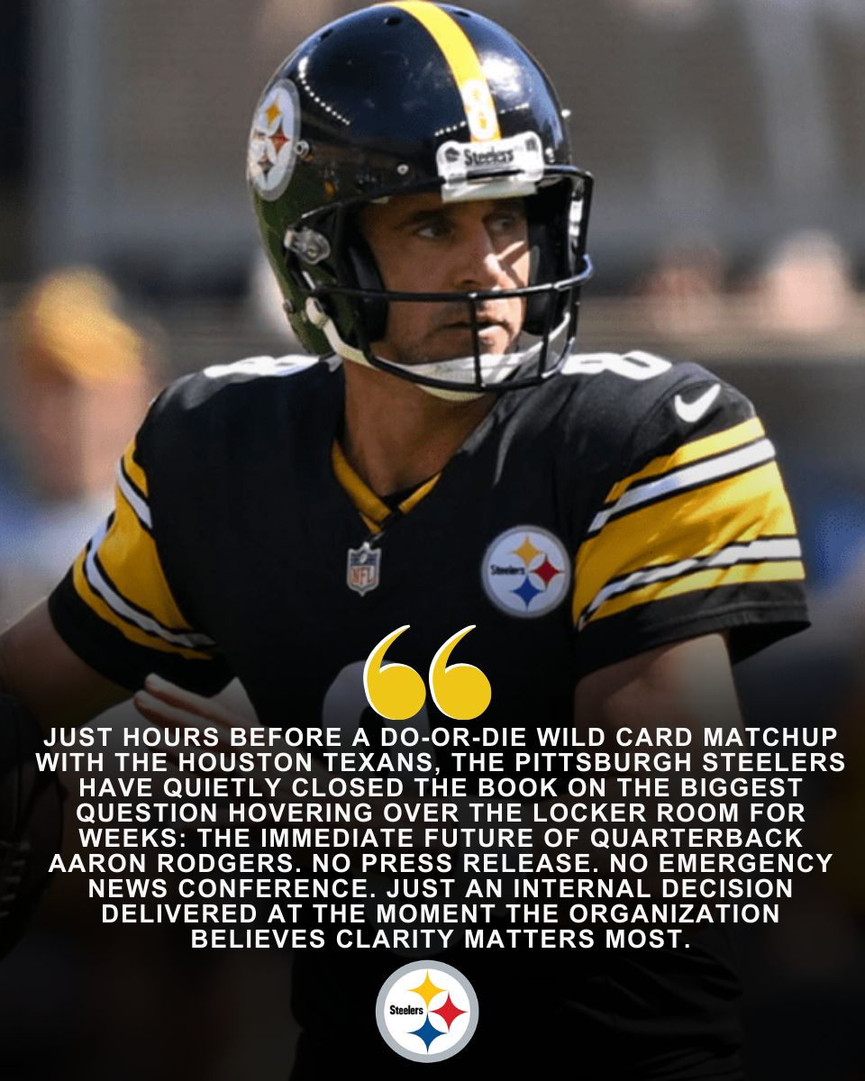 Just Hours Before Showdown With Texans, Steelers Make Final Decision on ...